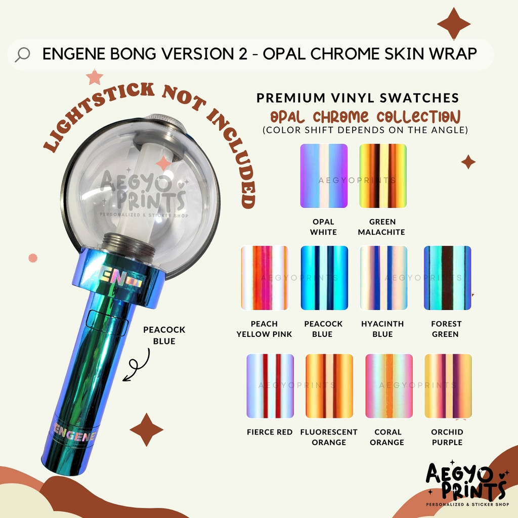 ENGENE BONG V2 - OPAL CHROME SKIN WRAP FAN-MADE Decal Sticker by ...