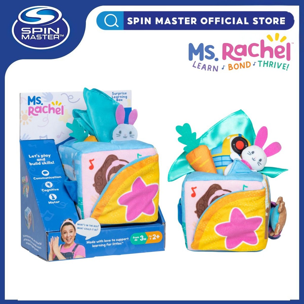 Ms. Rachel Surprise Learning Box with Stuffed and Sensory Toys for ...