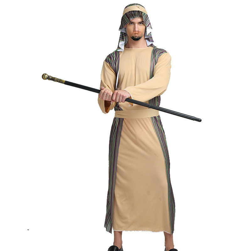 Saudi Arabian Costume Male Adult Aladdin Costume Middle Eastern Costume ...