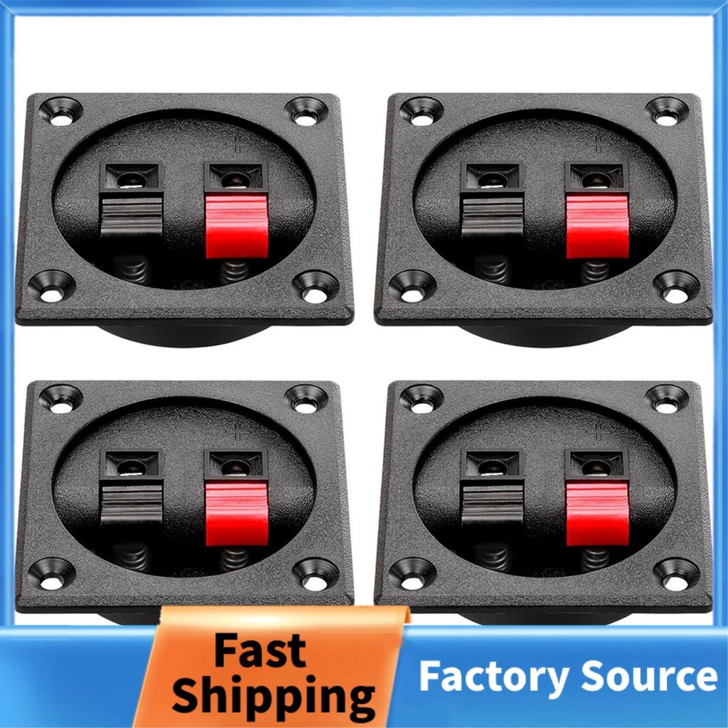 4PCS Speaker Box Terminal Cup, Spring Square Subwoofer Box Terminal ...