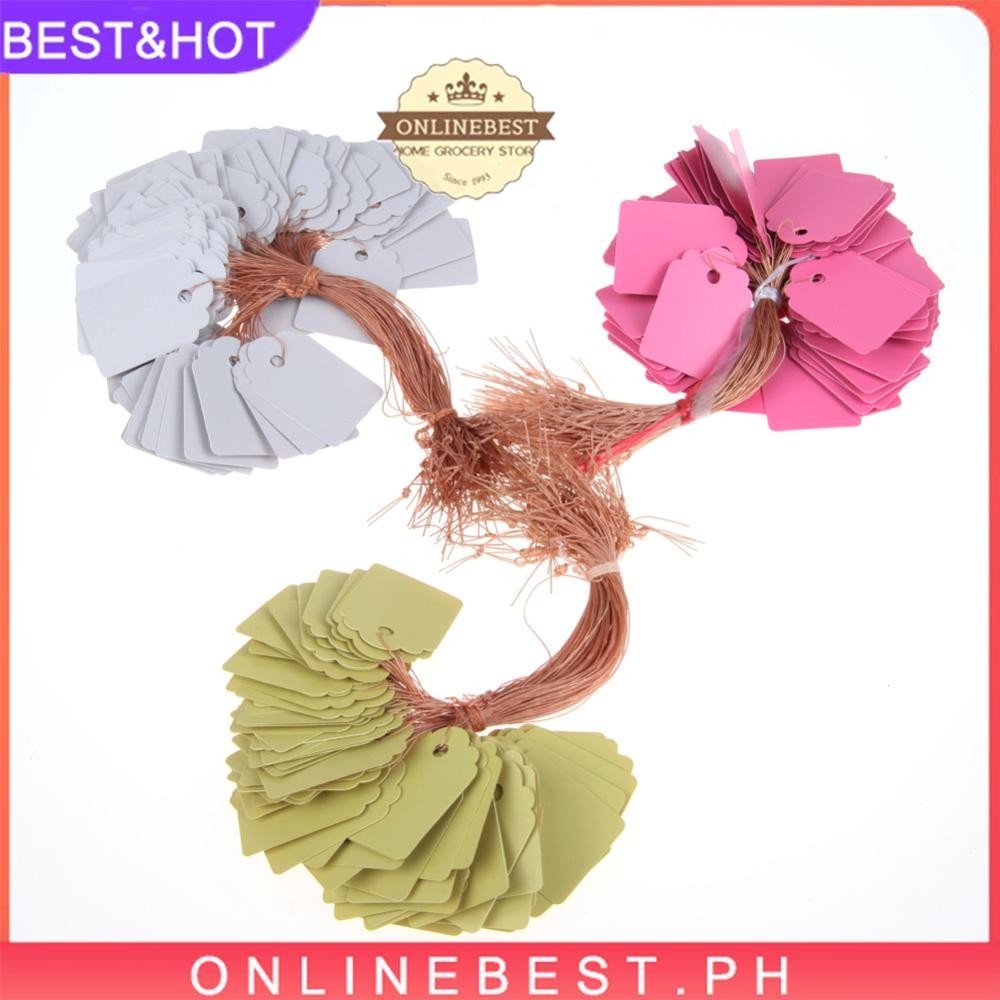 100Pcs T-type Plastic Nursery Garden Plant Label Flower Tag Mark ...