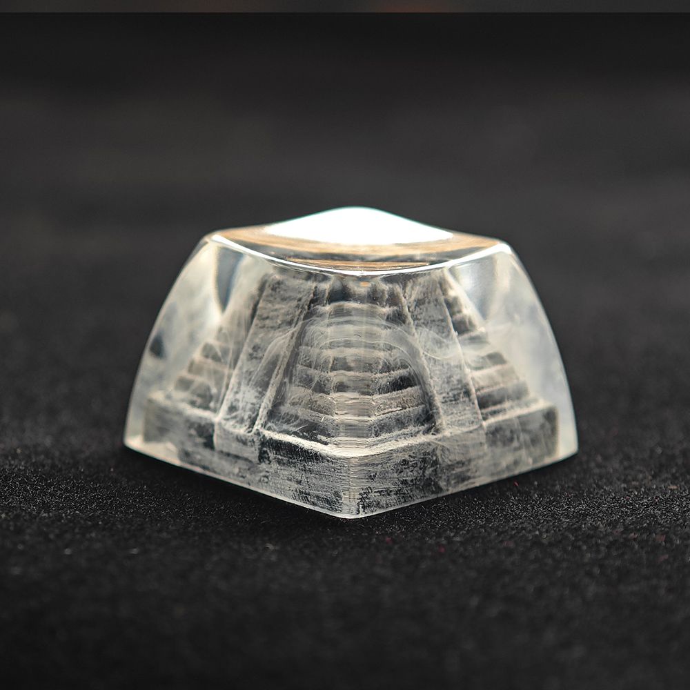 Unique Keycap Snow Mountain Ruins Valley Resin Keycap Customized Keycap ...