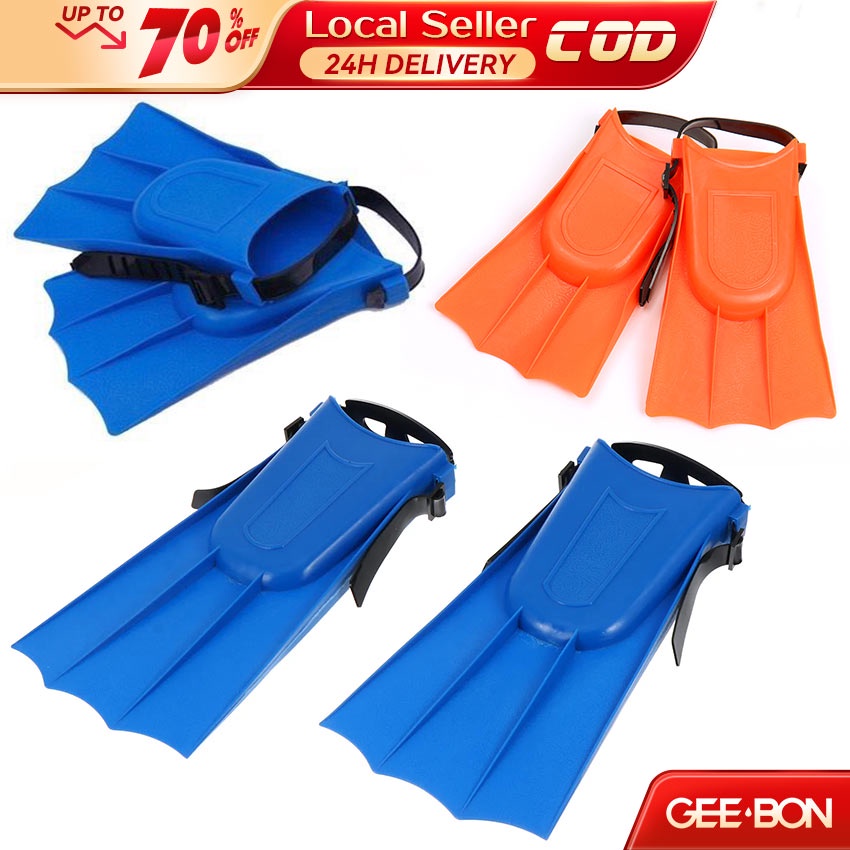 GEEBON Diving Fins Short Snorkel Swimming Fins Kid Flipper Equipment ...