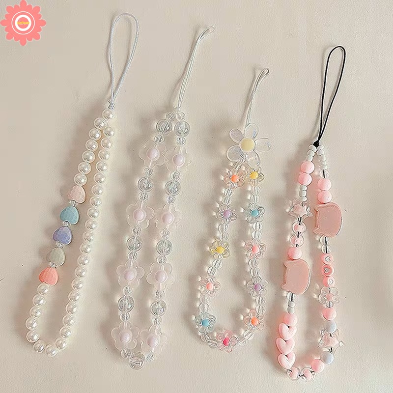 Creative Crystal Clear Mobile Phones Strap Holders Candy Colors Beauty ...