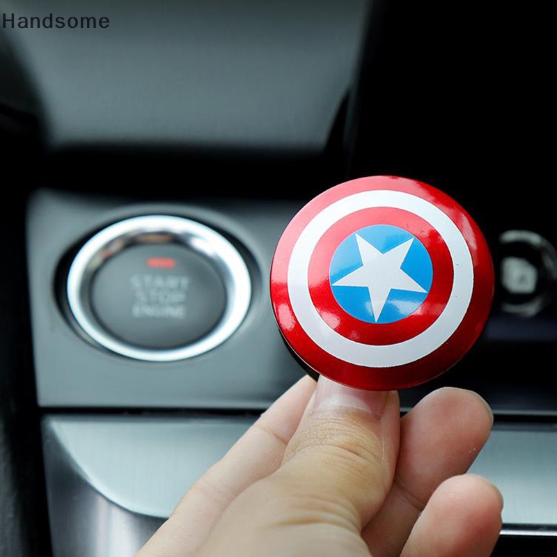 Handsome- Captain America Car Interior Engine Start Stop Push Button ...