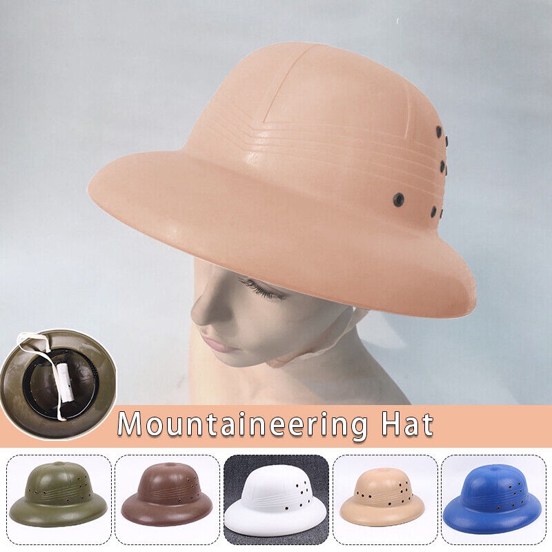 Vietnam Military Helmet Hats Mens Plastic Waterproof Sun Hat Rain Jungle Outdoor | Shopee ...