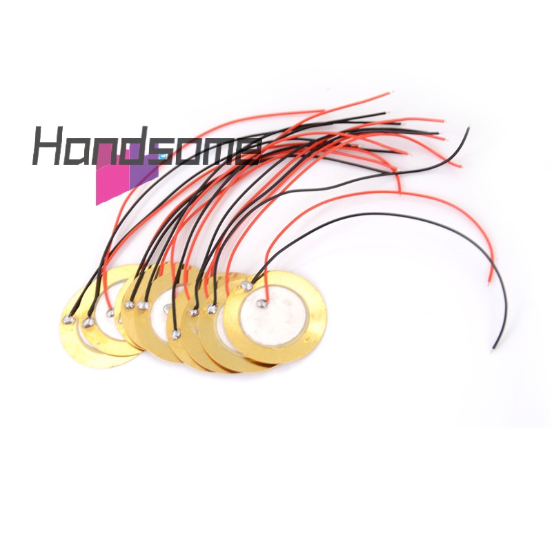 Handsome- 10PCS 27mm Sounder Sensor Trigger Drum Disc + wire copper Piezo Elements NEW | Shopee ...