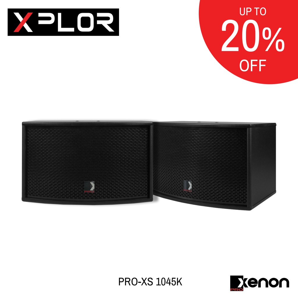 Xenon PRO-XS1045K 10 2 way Speaker System (Black) | Shopee Philippines