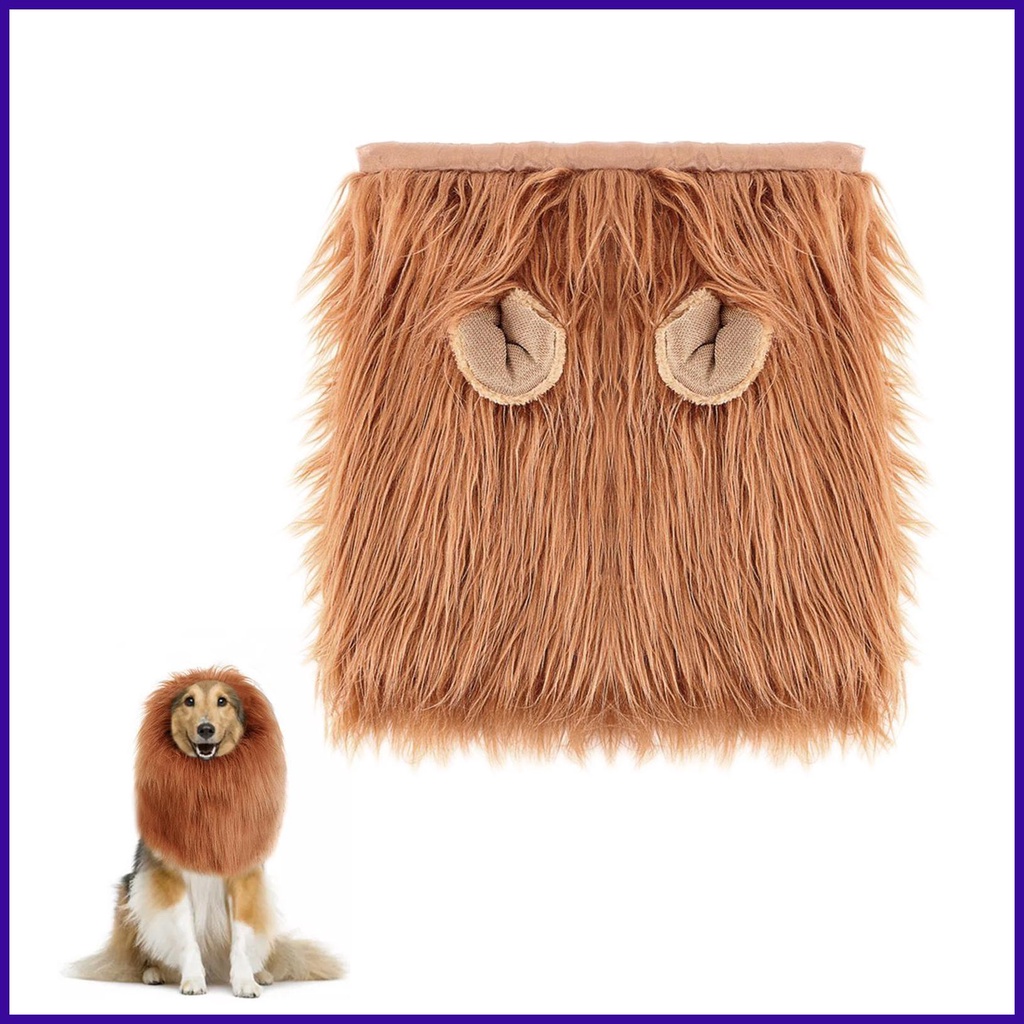Dogs Lion Mane Wig Realistic Lion Wig Dog Lion Costume Realistic Funny ...