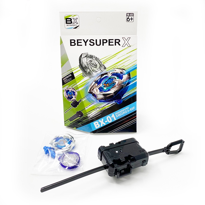 MQ Beyblade X BX-01 Dran Sword Beyblade Xtreme with Launcher Grip Set ...