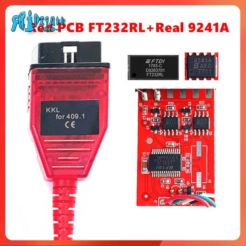 Rto VAG KKL Scanner Tool for VAG 409.1 with FTDI FT232RL Chip Real ...