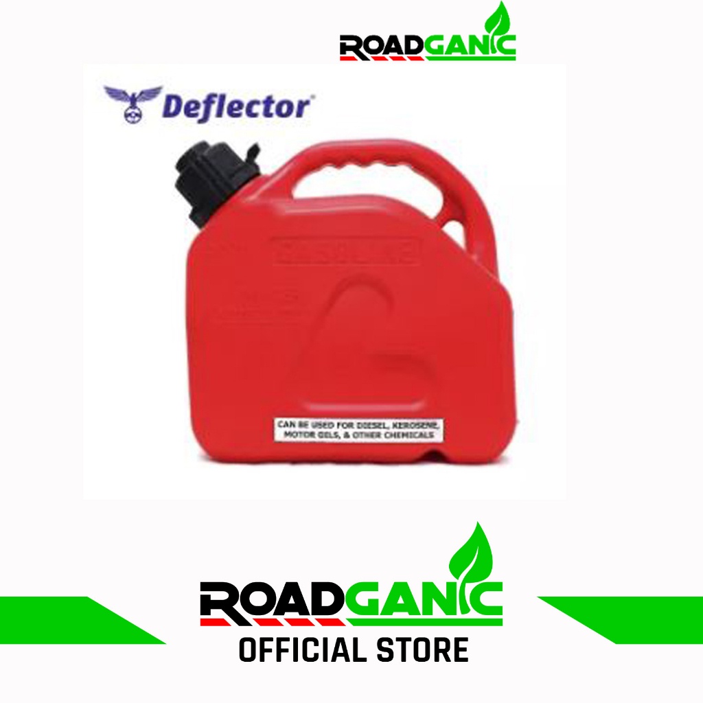 Deflector HDPE Fuel Tank (Gasoline or Diesel Reserve Tank) (RED) 5L, 10L, 20L | Shopee Philippines