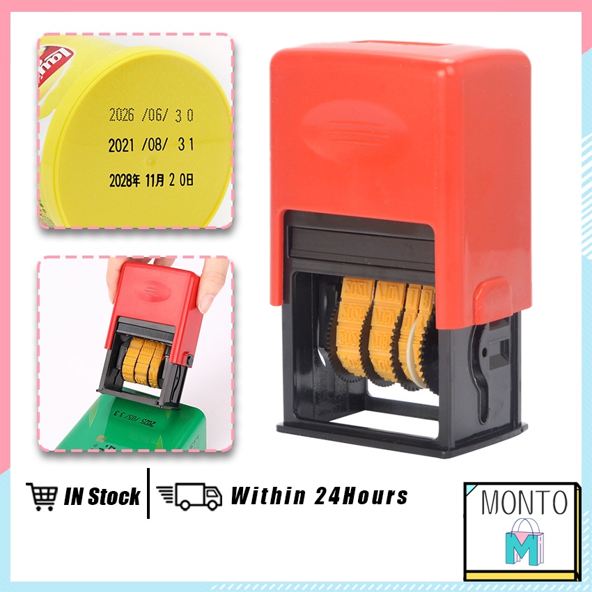 1 Piece Manual Coding Machine Plastic Production Date Printer Month Day ...