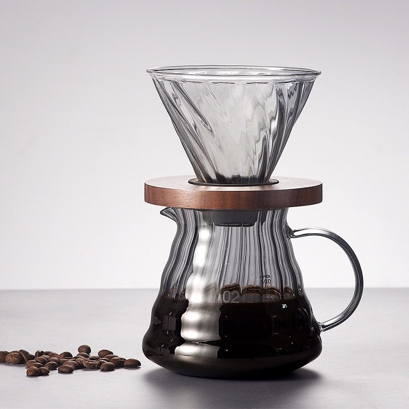 Pour Over Coffee Maker Set Coffee Server Pot with Dripper | Shopee ...