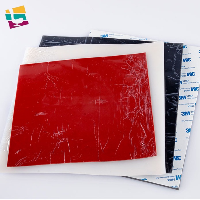 3M adhesive silicone rubber sheet, 500×500mm Self-adhesive silicone ...