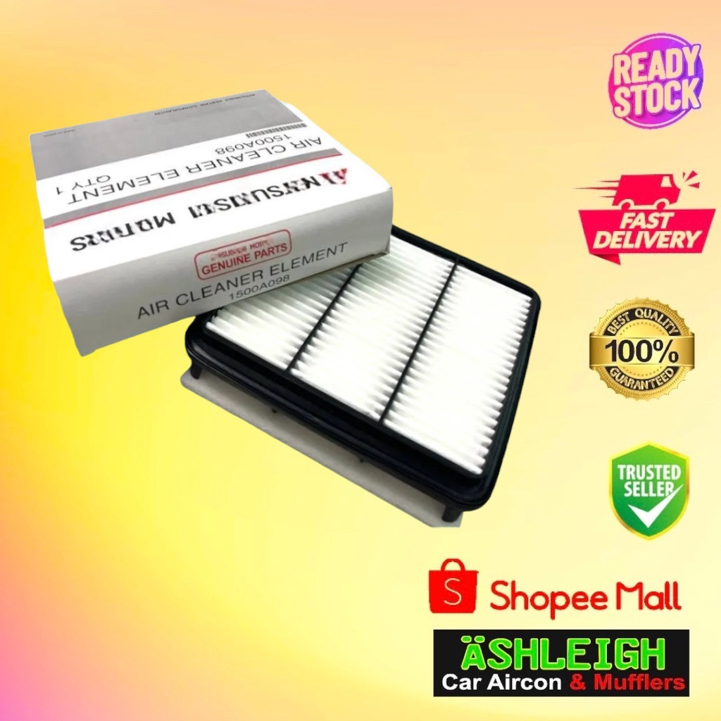 Ashleigh Air Filter Mitsubishi Montero 2008-2015 / Strada 2005-2014 ...