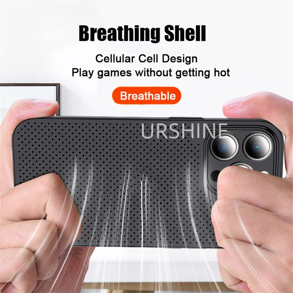 Heat Dissipation Cooling Mesh Phone Case For Samsung Galaxy A33 A53 A73 ...