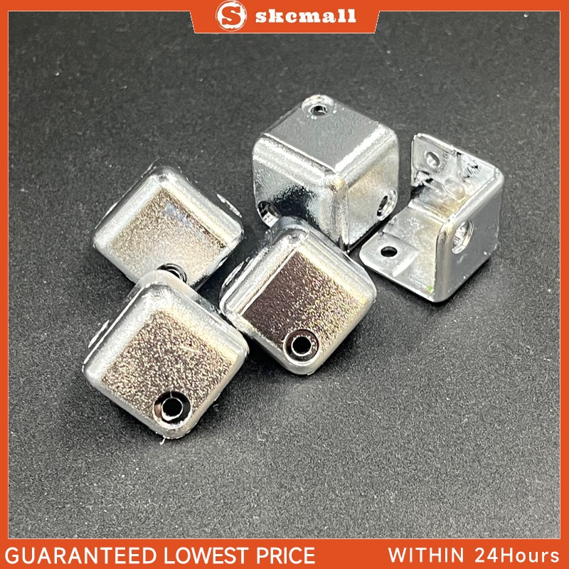 8pcs 0.85×0.85inch Flight Case Tour Case Accessories Flat Corner Guard ...