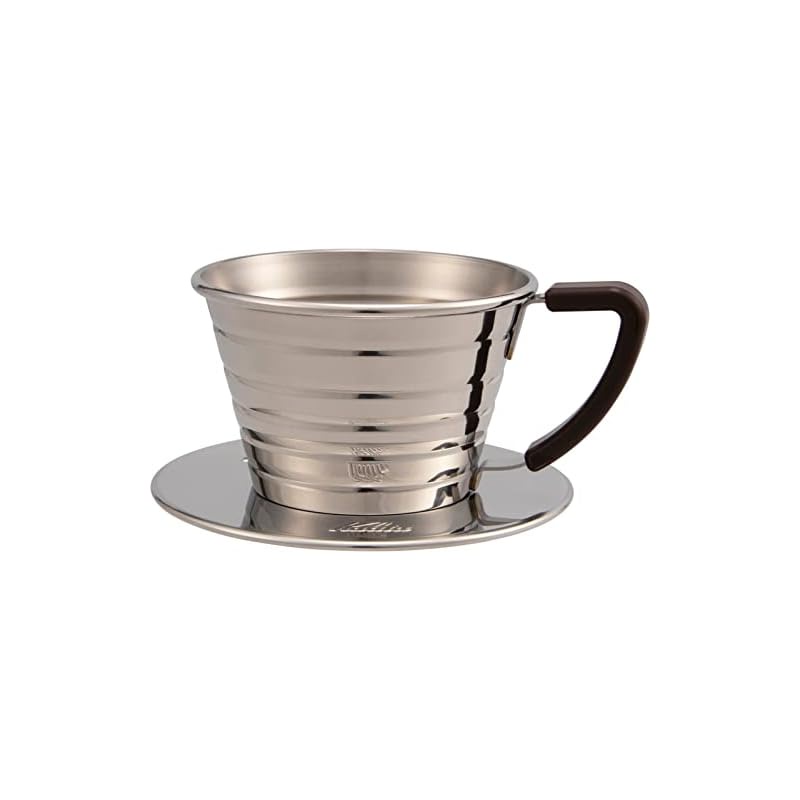 Kalita Kalita Coffee Dripper Wave Series Stainless Wave Dripper 155S ...