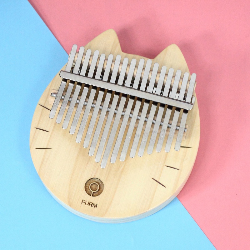 Kalimba 17-Tone Spruce Tik Tok Thumb Piano Beginner Finger Piano Cute ...