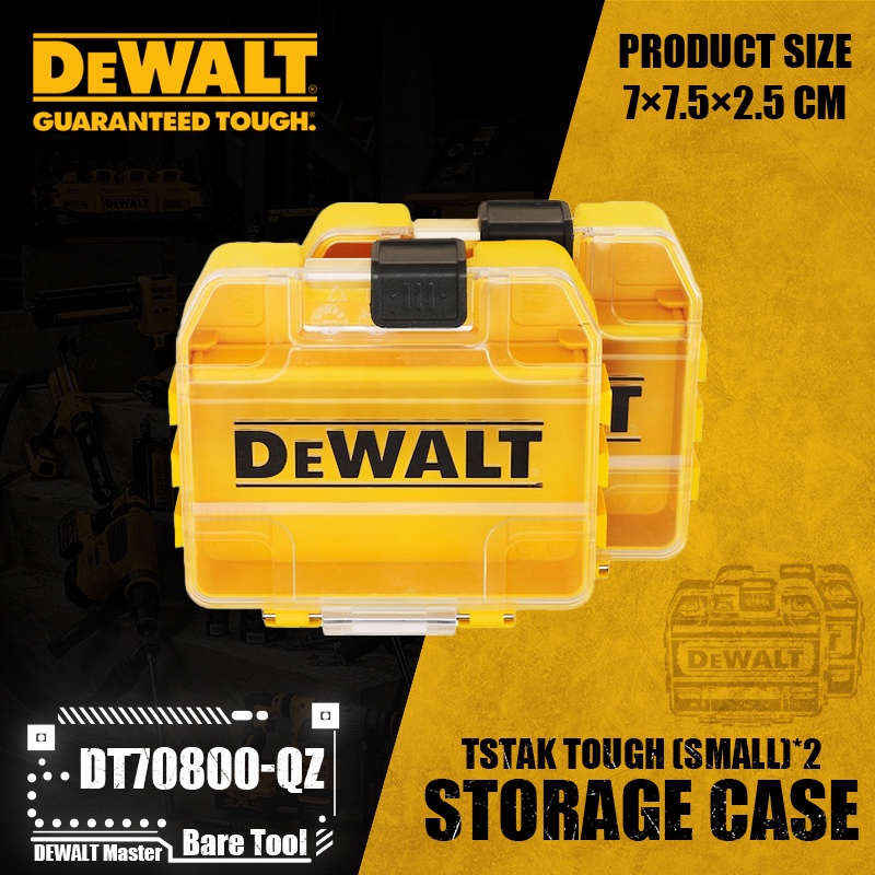 DEWALT DT70800-QZ TSTAK Tough Storage Case (Small)*2 | Shopee Philippines