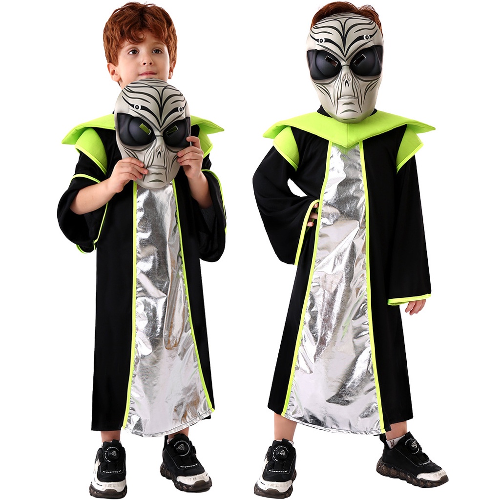 Halloween New Style Alien ET Cosplay costume Children Kindergarten ...