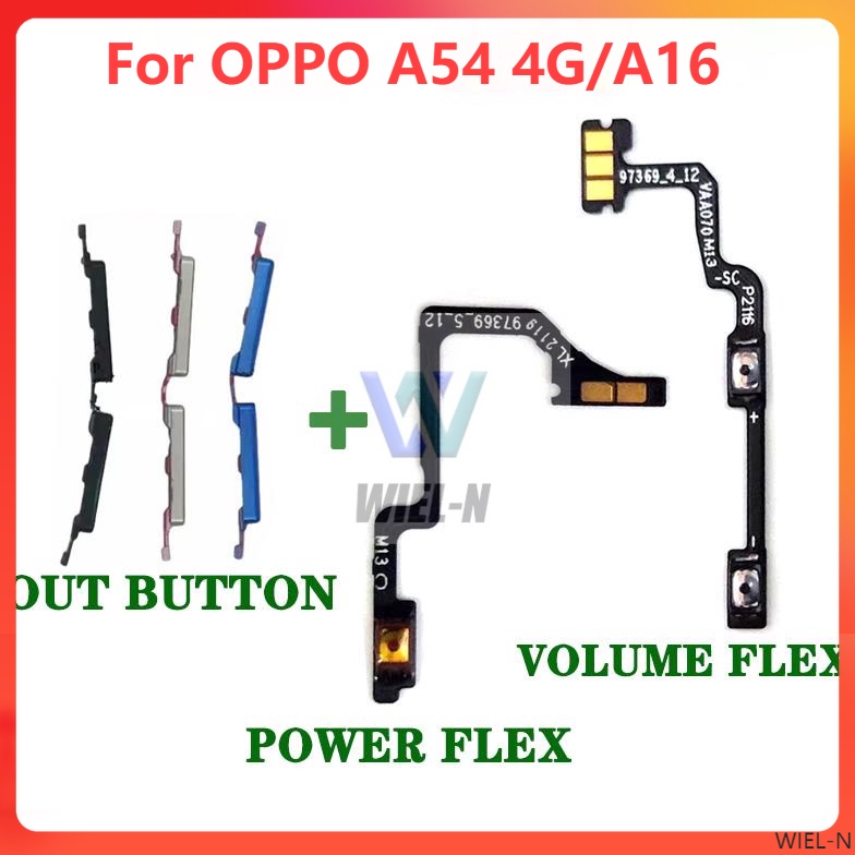 For OPPO A54 4G/A16 power switch volume button Flex | Shopee Philippines