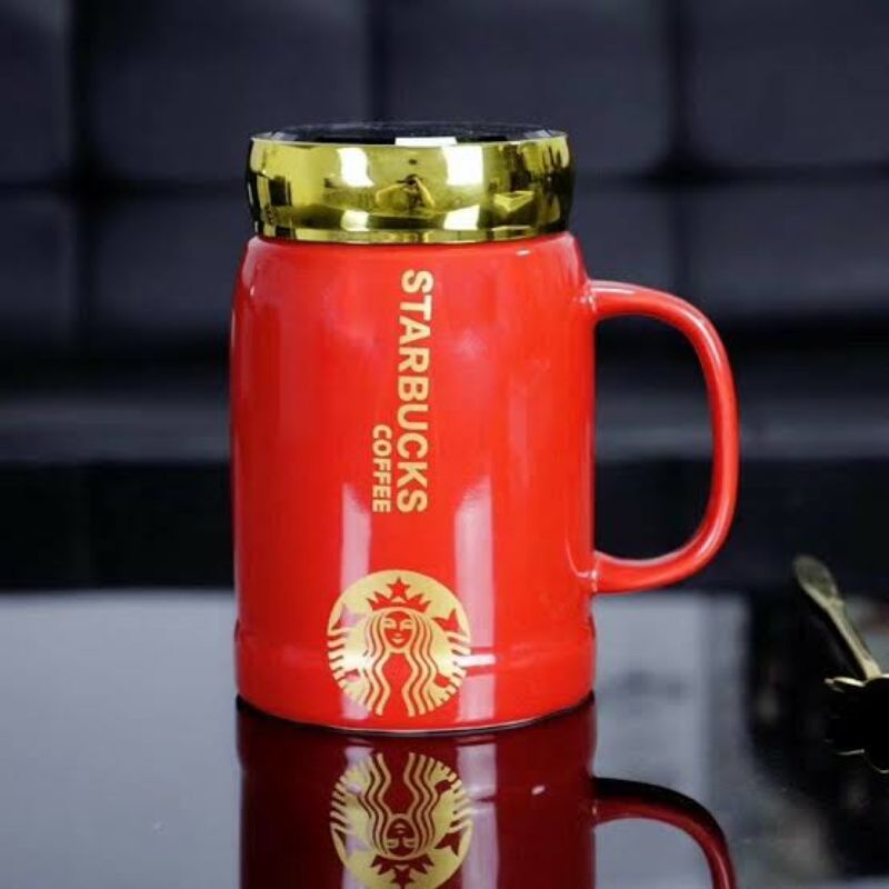 Starbucks mugs cup 16oz ceramic cup coffee mugs with handle with mirror ...