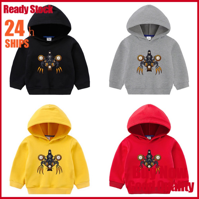 Haoyuan Skibidi Toilet Time Traveler Clockman Machine Children's Hoodie ...