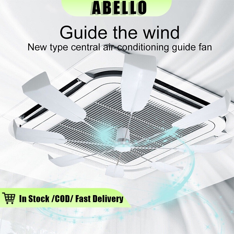 Universal Central Aircond Wind Guide Fan 360° Rotating Blade Wind ...