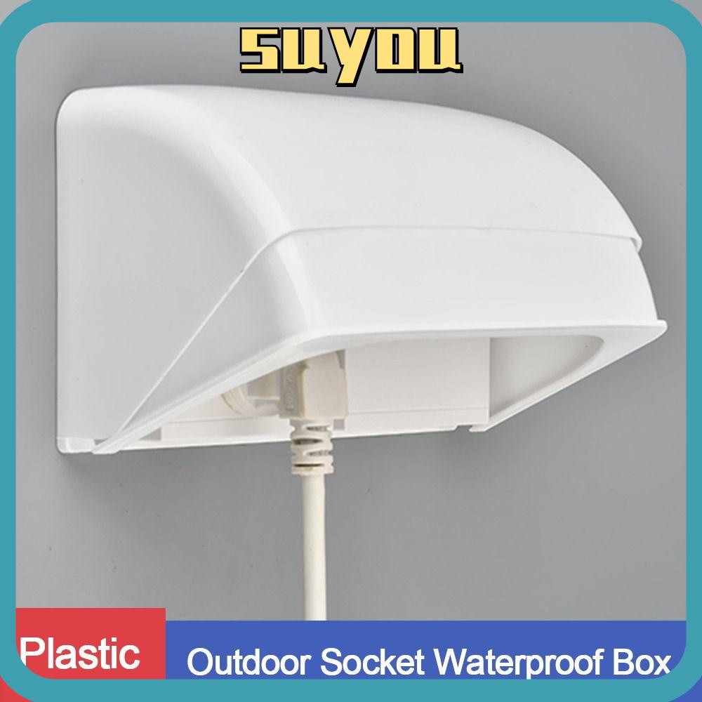 SUYO Switch Protective Cover, Plastic Self-Adhesive Socket Waterproof ...