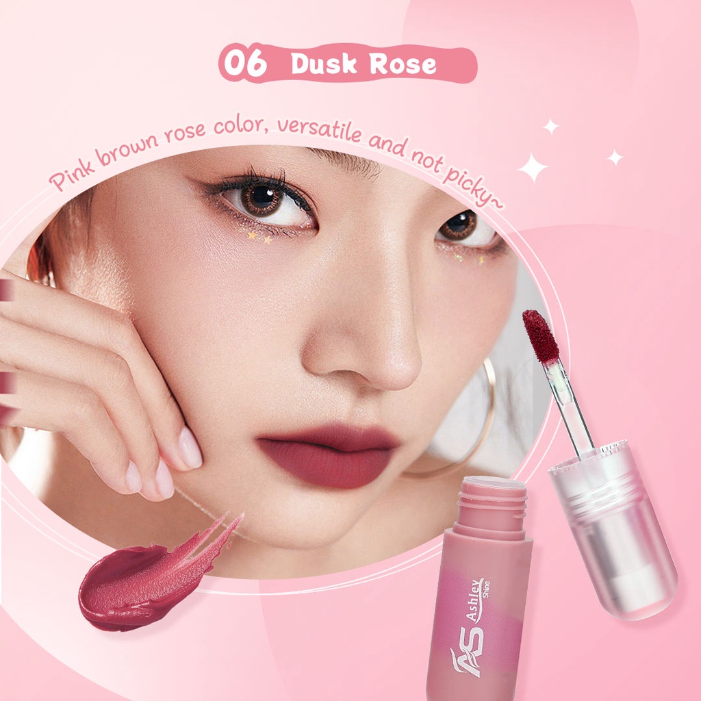 Ashley Shine Lipstick Moisturizing Shine Shimmer Lipstick Non-stick Cup ...