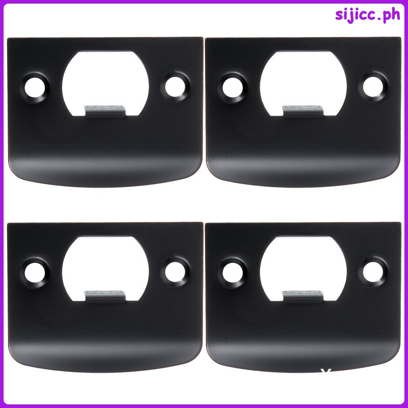 【in stock】 Door Strike Plate Filler Hole Lock Guide Black Knobs ...