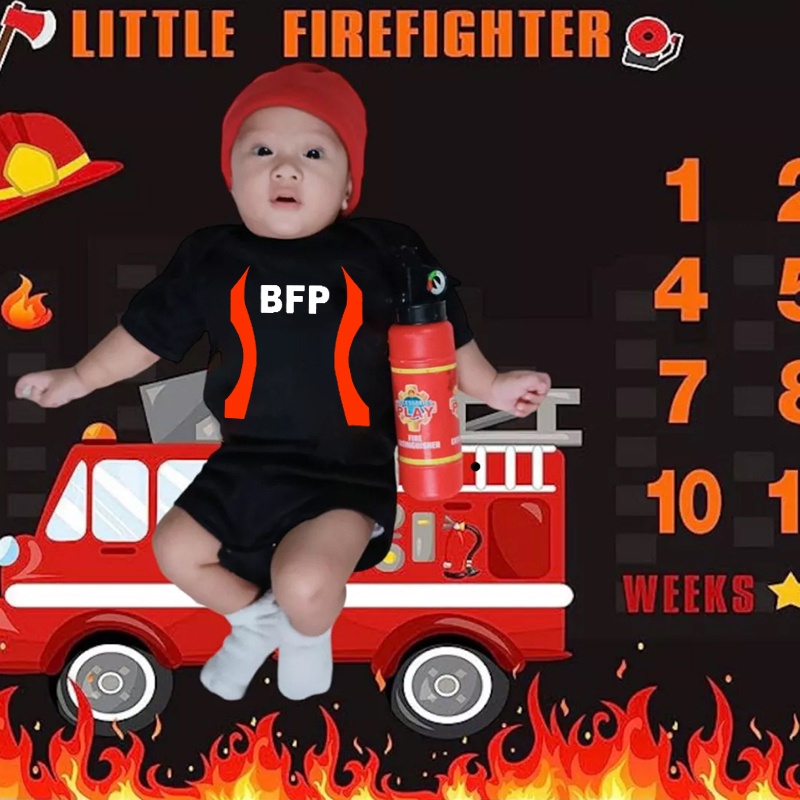Haginbaby BFP Firemen Baby Onesie New Born Baby Clothes Firemen Outfit ...