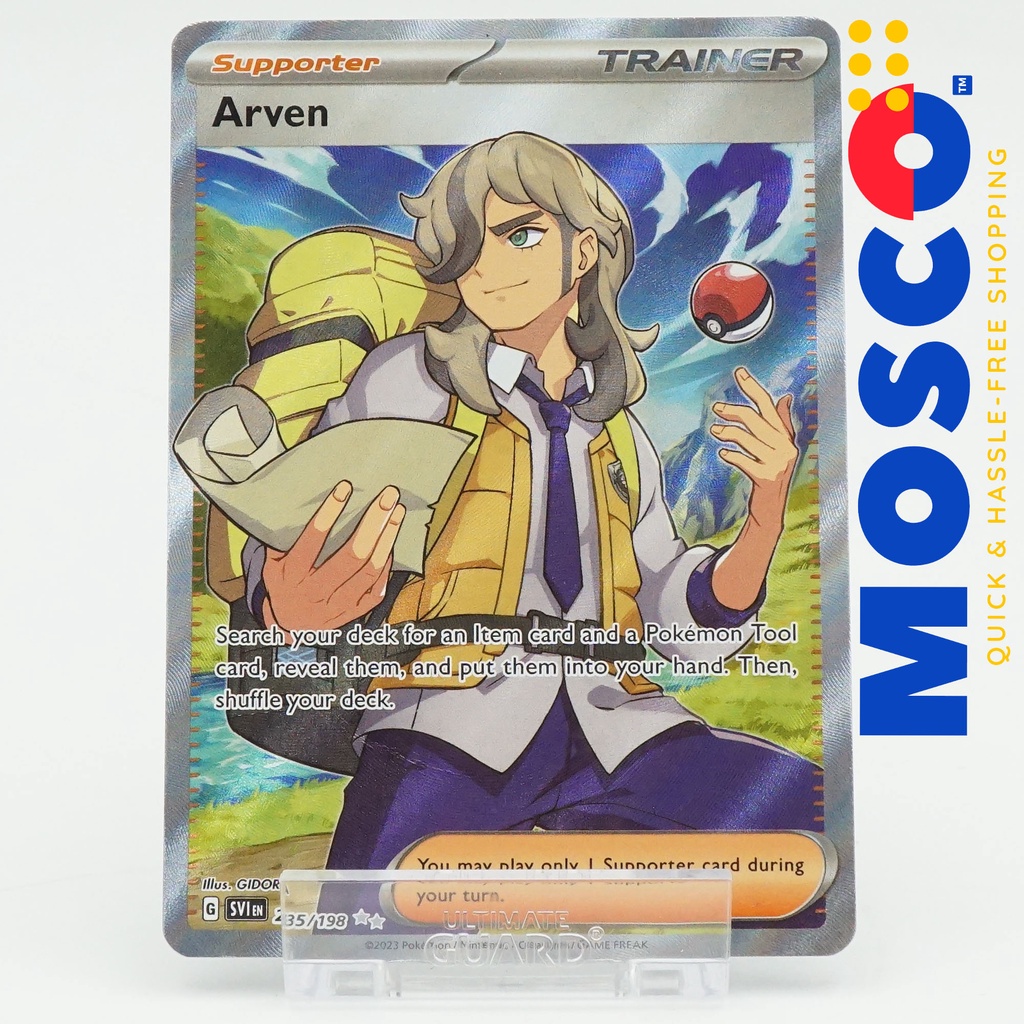 Arven - 235/198 - Full Art Secret Rare Scarlet & Violet (Base Set ...