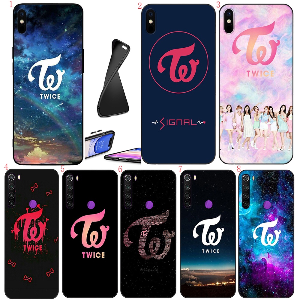 Redmi 10C 10A 9C Note 10 11 s 4g Anime TWICE Logo star Soft Black Phone ...