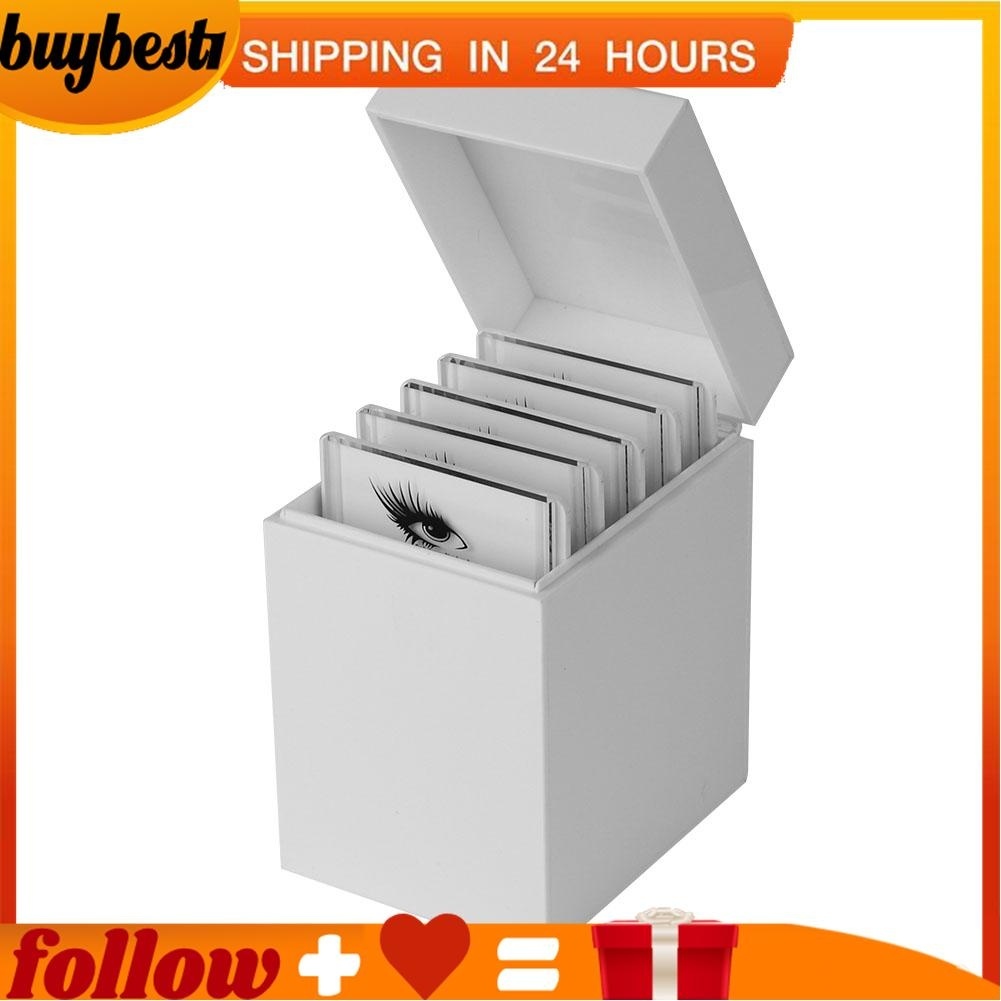 Buybest1 5 Layers Eyelash Extension Storage Box False Display Holder ...