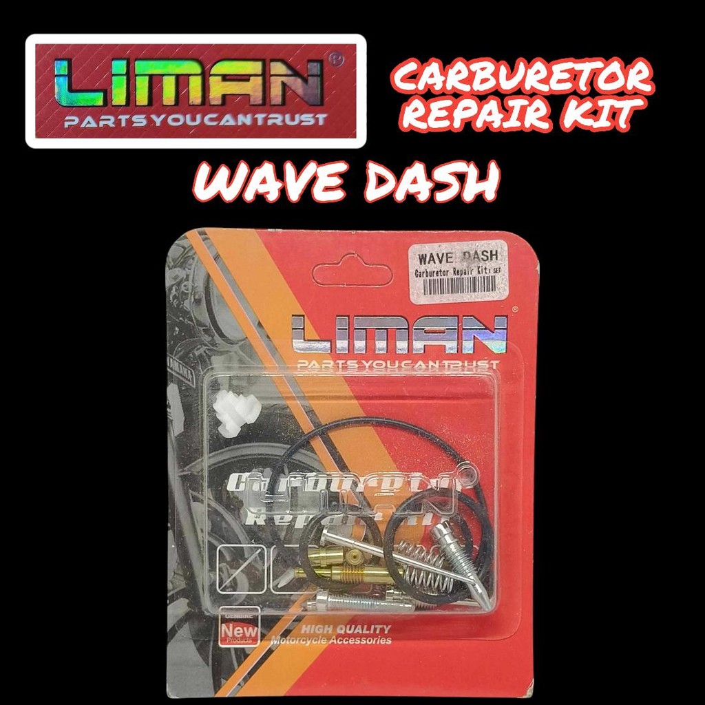 CARBURATOR REPAIR KIT WAVE DASH LIMAN PREMIUM QUALITY PARTS | Shopee ...
