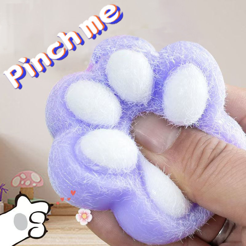 Geetoy Cat Paw Squishy Toys Cute Fun Kawaii Cat Paw Squeeze Fidget ...