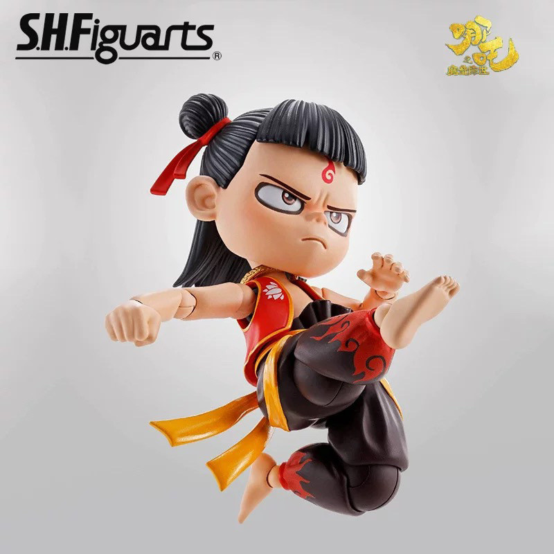 Bandai SHF Nezha: The Mythical Child Who Stirred the Sea Nezha Ao Bing ...