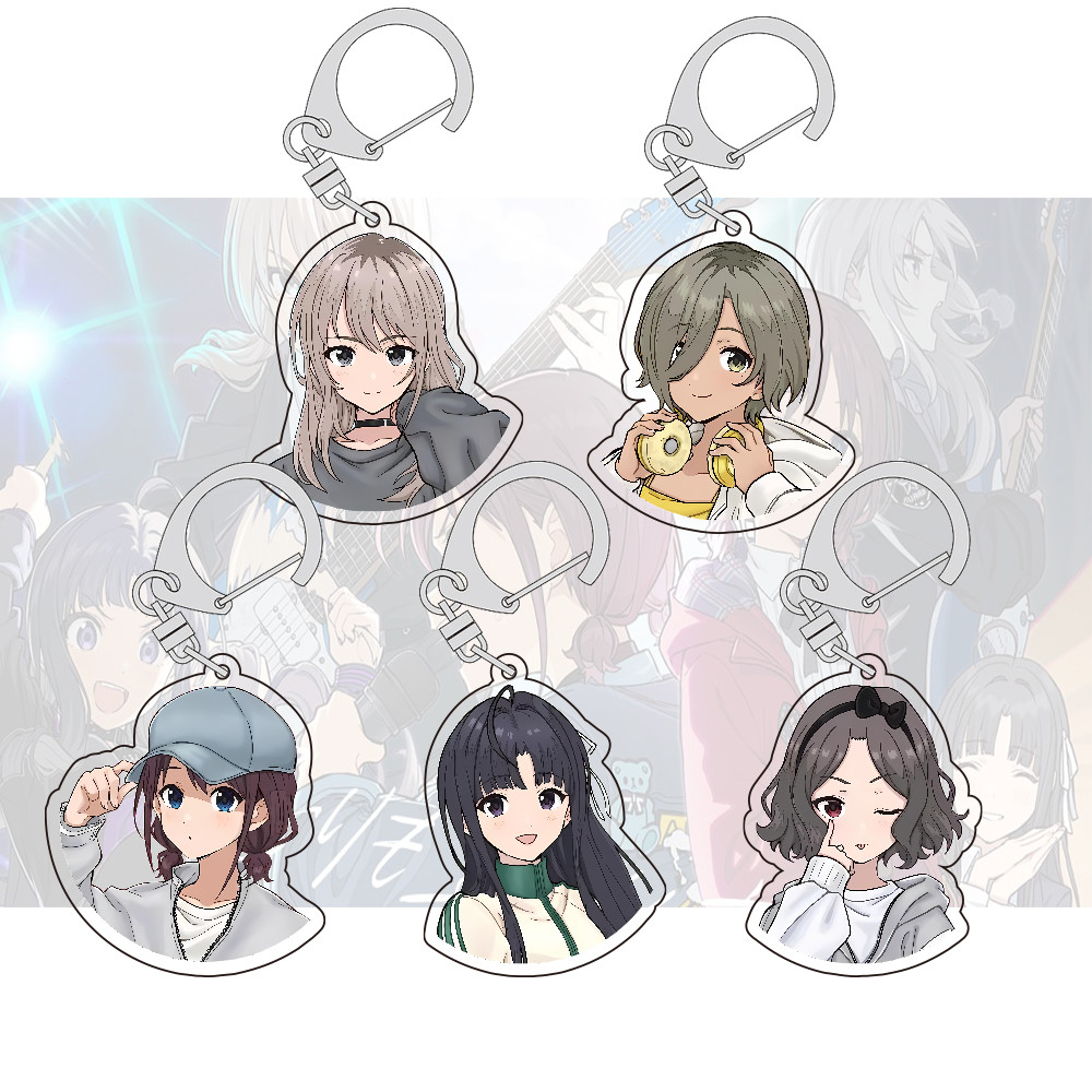 Crying Girl Band GIRLS BAND CRY Acrylic Keychain Peripheral Double ...