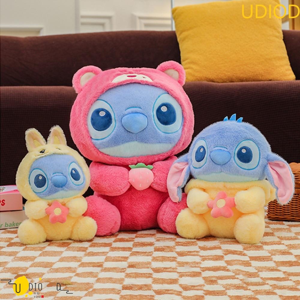 UDIOD Dress Up Stitch Plush Doll, Cos Labubu Strawberry Bara Stitch ...