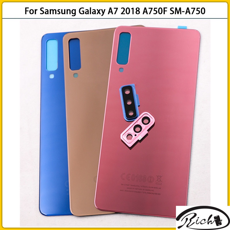 New For Samsung Galaxy A7 2018 A750 A750F SM-A750 Battery Back Cover ...