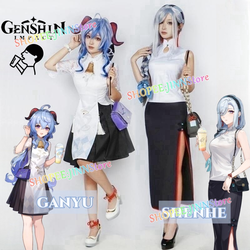 - JN - Genshin Shenhe Ganyu Jointly New Outfit GENSHIN IMPACT Cosplay ...
