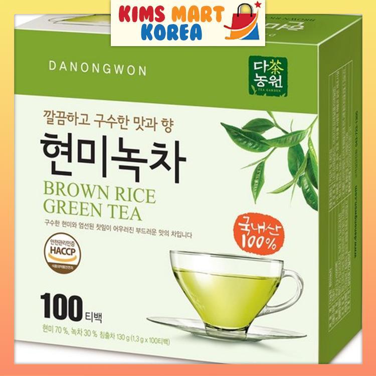 Danongwon Brown Rice Green Tea Korean Food 1.3g x 100pcs | Shopee ...