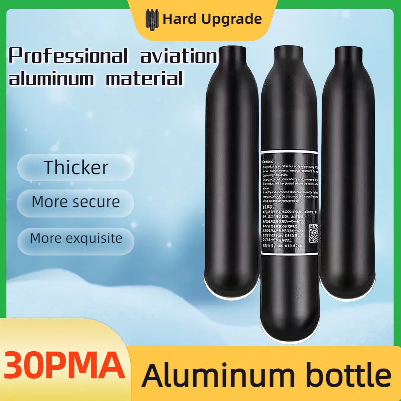 0.5L Pcp Bottle Tank/Carbon Dioxide Oxygen/ Round Bottomed Aluminum ...