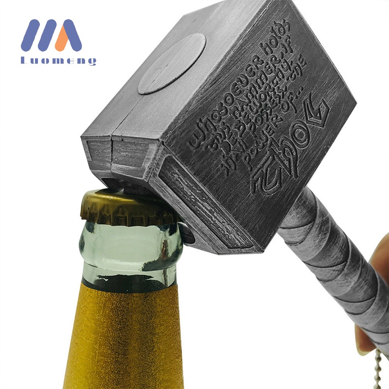 LuoMeng 1pc Beer Bottle Openers Hammer Of Thor Shaped Beer Handle ...