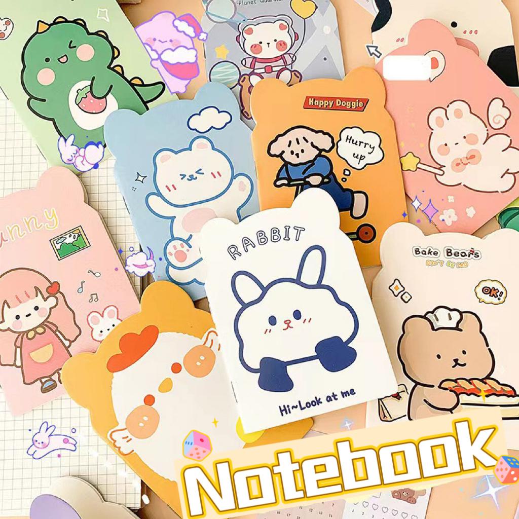 A6 Mini Notebook Cute Cartoon Design Kawaii Shaped Portable Notebook ...