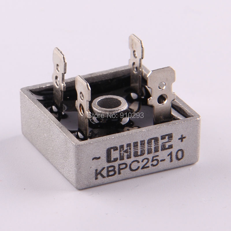 25A KBPC25 metal case single phase diode rectifier bridge 25AMP power ...