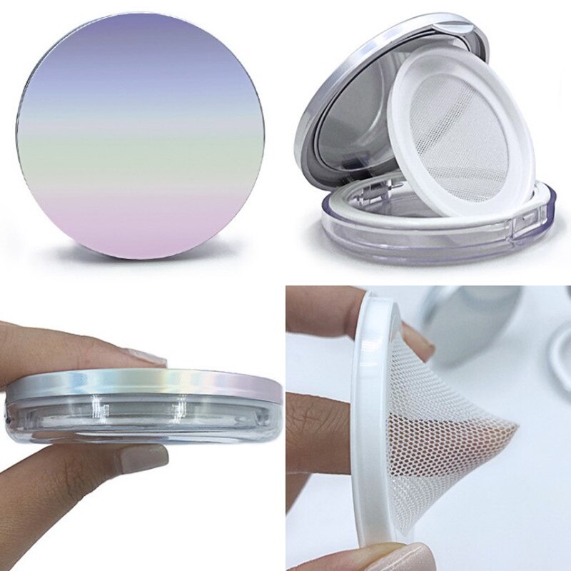 Portable Loose Powder Makeup Powder Case Compact Container with Mirror ...